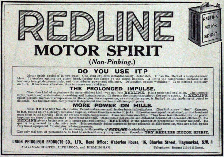 Redline Motor Spirit Co – Warwick | Motoring History of Leamington Spa ...